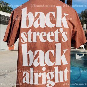 Backstreet Boys | Shirts | New 226 Backstreet Boys Orange Sphere Shirt ...